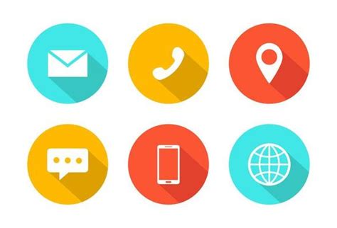 Phone Email Location Icon Vector Art Icons And Graphics For Free Download