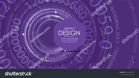 Binary Code Technology Background Design Stock Vector Royalty Free