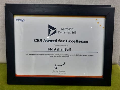 Md Ashar Saif On Linkedin Ms Infosys Teamwork Appreciation