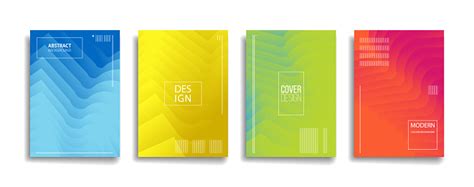 밝은 그라데이션 색상 추상적 인 라인 패턴 배경 커버 디자인 트렌디하고 선명한 선명한 색상의 현대적인 배경 디자인 파란색 보라색 빨간색 오렌지 녹색 플래카드 포스터 벡터