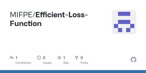 GitHub MIFPE Efficient Loss Function