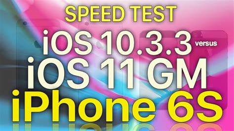 IOS Vs IOS GM Test De Velocidad