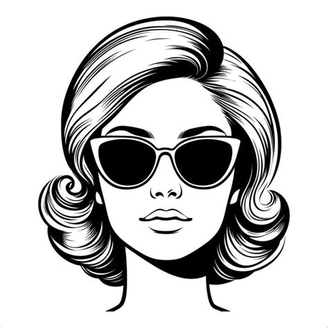 Woman Sunglasses Vector Art Icons And Graphics For Free Download