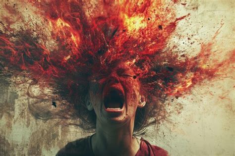 Premium Photo Exploding Emotions