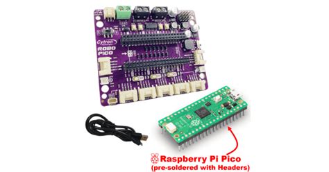 Robo Pico Wtih Raspberry Pi Pico With Pre Soldered Headers