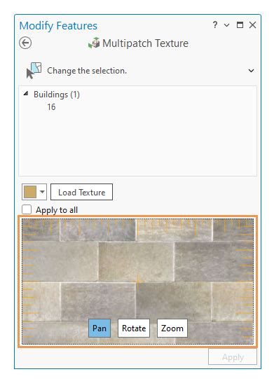 Apply Textures To A Multipatch Or D Object FeatureArcGIS Pro Documentation