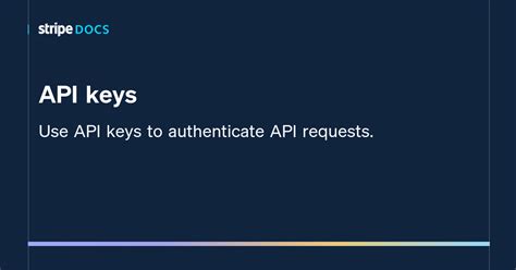 api keys stripe documentation