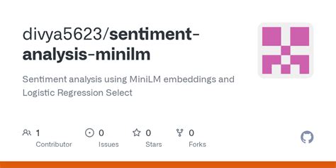 Github Divya5623sentiment Analysis Minilm Sentiment Analysis Using