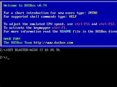 DOSBox DOS Emulator Logo Retrocomp Si