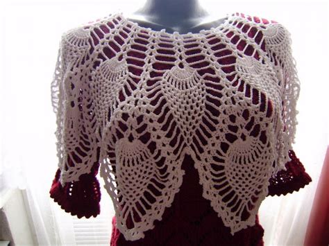 Háčkované Pončo Babenka Sashe Sk