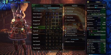 Monster Hunter World Best High Rank Armor Recipes