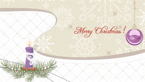 Winter Background With Candle Vector Illustration Candle Illustration