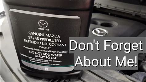 How To Check And Top Off Antifreezecoolant Mazda Cx 9 Youtube