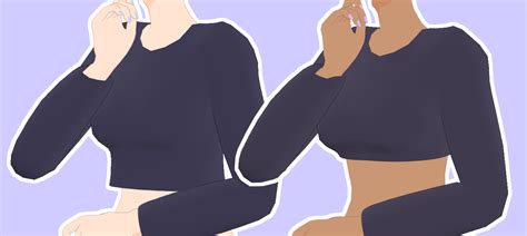Mmd Cropped Shirts Download By Mijumarunr1 On Deviantart