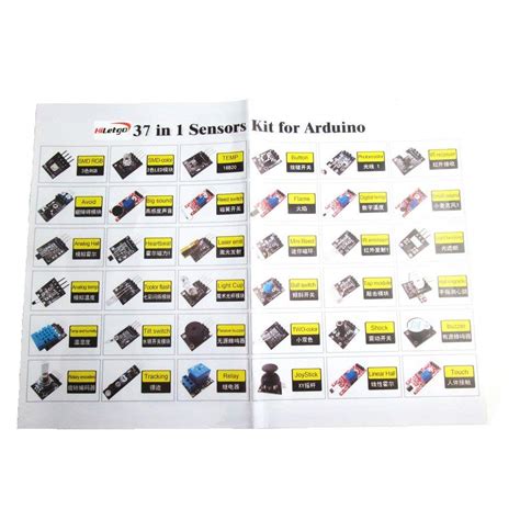 37 Sensors Assortment Kit 37 In 1 Sensor Module Starter Kit For Arduino MCU Educ Shenzhen