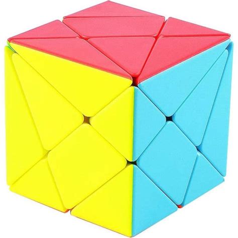 Qiyi Mofangge Axis Rubiks Cube Stickerless Transformer Cube 3x3x3 3d