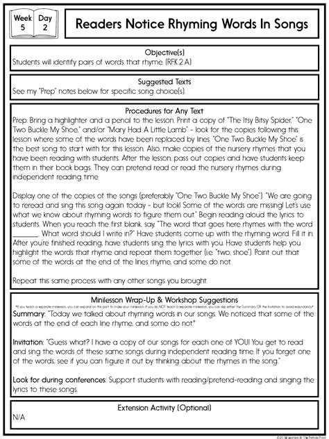 Kindergarten Reading Workshop Bundle Of Shared Reading Lessons