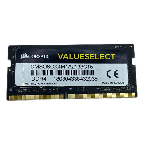 Оперативна пам ять corsair 8gb 2133mhz ddr4 cmso8gx4m1a2133c15 Б У