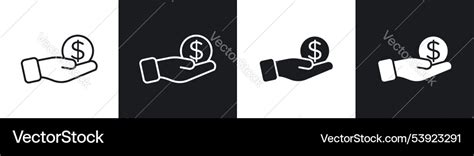 Borrower Icon Royalty Free Vector Image Vectorstock