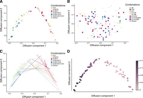 Diffusion Pseudo Time Across Single Cells A Diffusion Maps Of The 76