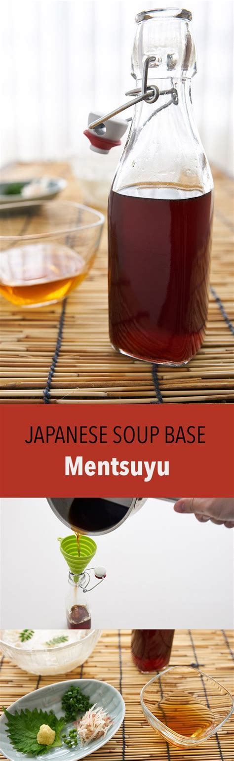 Mentsuyu Recipe Japanese Noodle Sauce Recipe Homemade Noodles