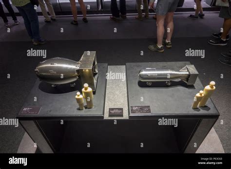 Display Of Atomic Bombs Hiroshima Memorial Peace Museum Japan Asia