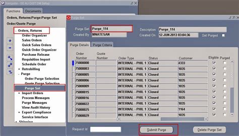 Madhappan N Oracle Document How To Purge Sale Order Records In Order Management