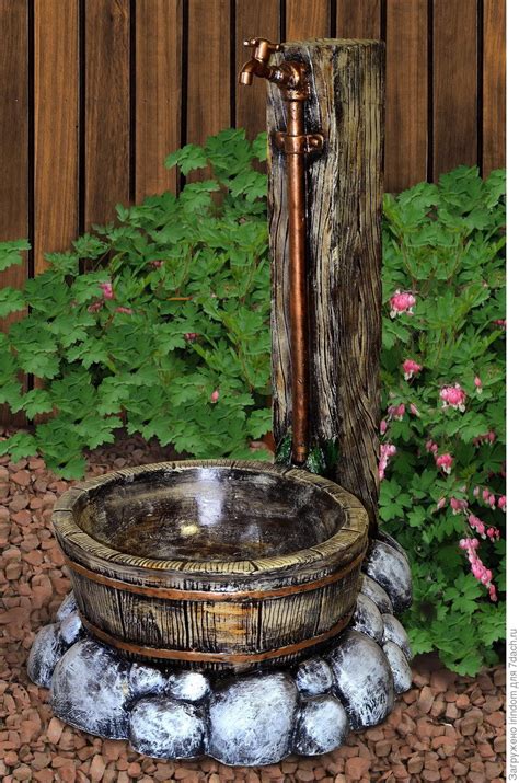 кран на улице | Garden sink, Diy garden fountains, Backyard landscaping ...