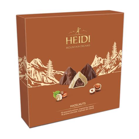 Heidi шоколадова бонбониера маунтин дриймс лешников пълнеж Мистрал Национална дистрибуторска