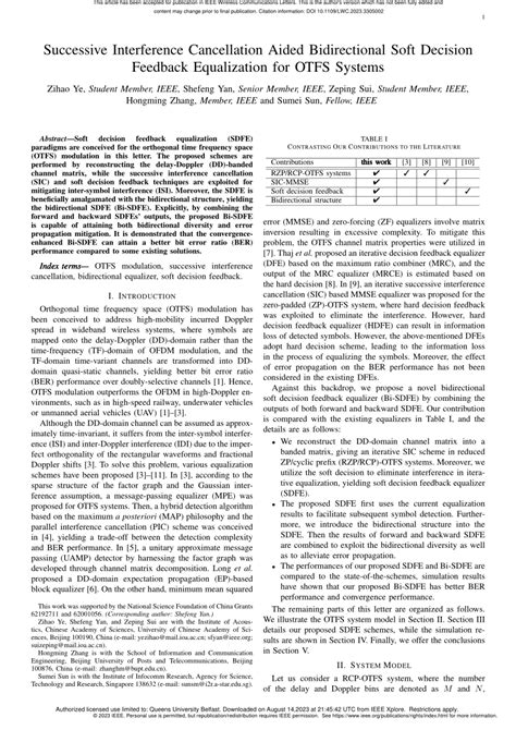 pdf successive interference cancellation aided bidirectional soft