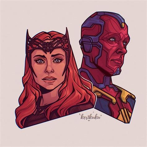 Karina Kostrova On Instagram Wanda And Vision ️‍🔥