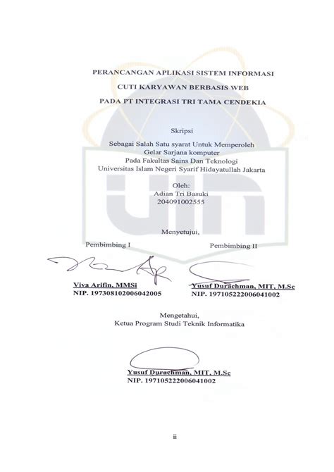 SOLUTION Skripsi Perancangan Aplikasi Sistem Informasi Cuti Karyawan Berbasis Web Studypool