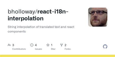Github Bhollowayreact I18n Interpolation String Interpolation Of