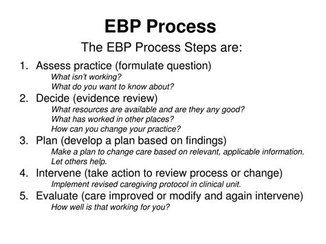 PPT - Evidence-Based Practice PowerPoint Presentation, free download - ID:3941717