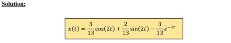 solved a system with an impulse response function h t is