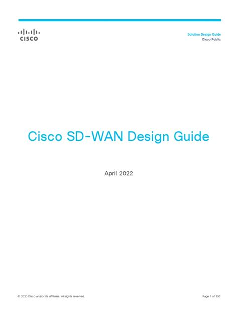 Cisco Sd Wan Design Guide Pdf Virtual Private Network Cloud Computing