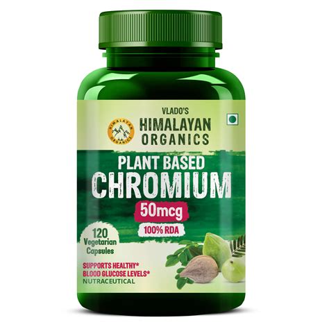 Vlados Himalayan Organics Plant Based Chromium 50mcg Nutrabay™