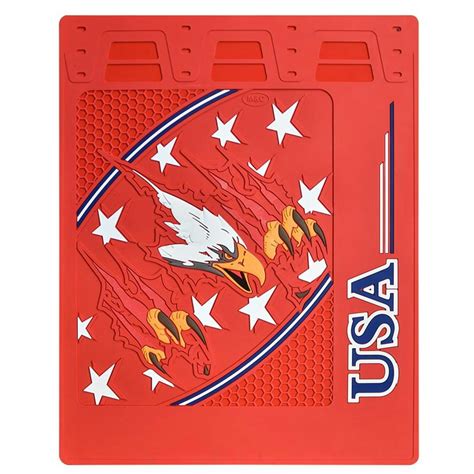 24 X 30 Usa Flying Eagle Mud Flaps Pair Raneys Truck Parts