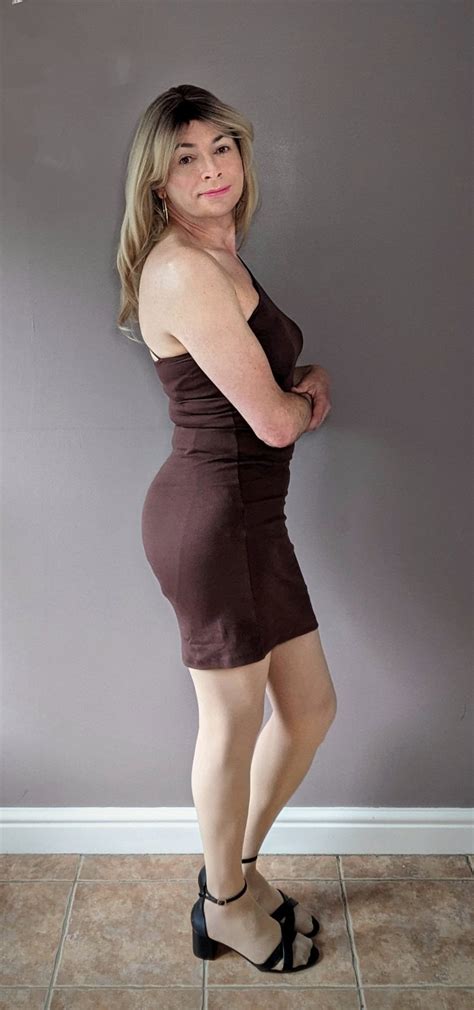 Trying A Bodycon Style Dress Crossdresser Heaven
