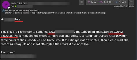 remedy ar system how to use variables in an html email notification