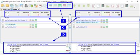 Ks Dbmt For Sqlite Use Cases Merge Schema Non Tables