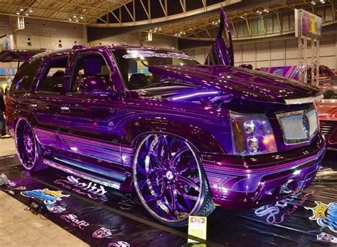 Pin By Tamia Ashley On Car Pink Chevy Trucks Purple Car Luxury Suv Cars