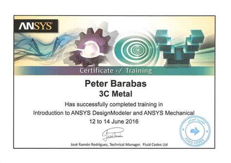 Ansys Certificate Ppt
