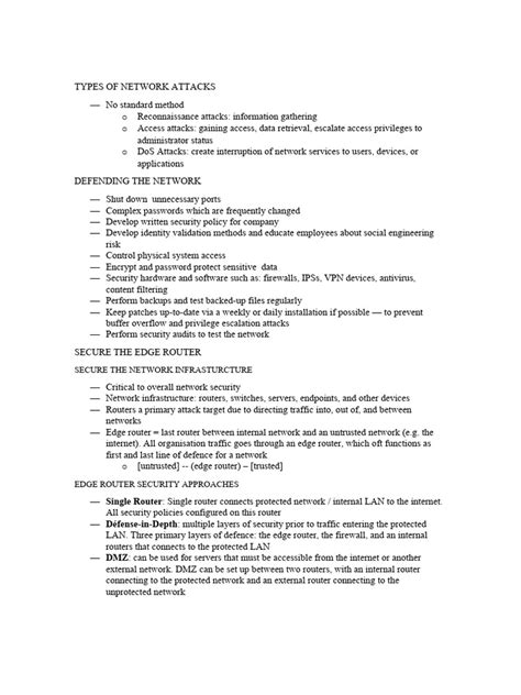 Applying Network Security Lecture 1 Notes Pdf Computer Network