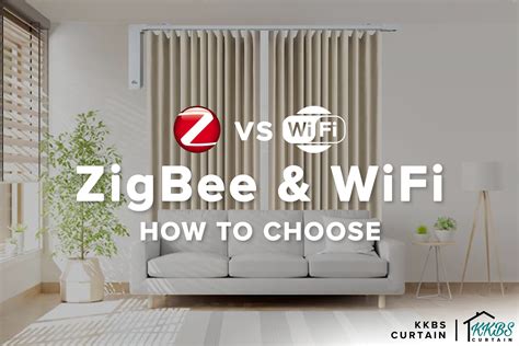 selecting between zigbee and wifi protocol kkbs curtain