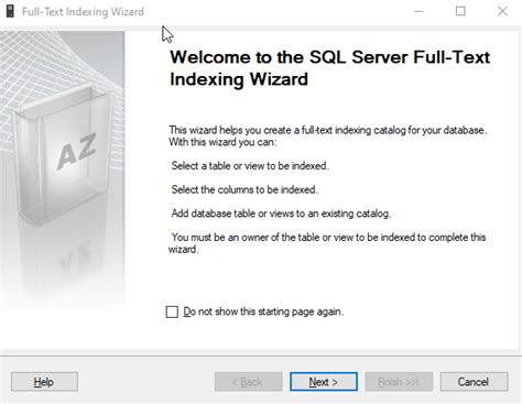 setting up a full text index sqlnewblogger voice of the dba