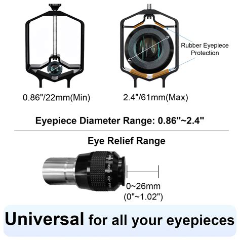 The Best Phone Scope Adatper 3 Axis Smartphone Telescope Adapter For Digiscoping Eyepieces 0