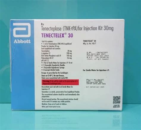 30mg Tenecteplase Injection Kit At ₹ 29900 Piece Critical Care In Nagpur Id 2852991433755