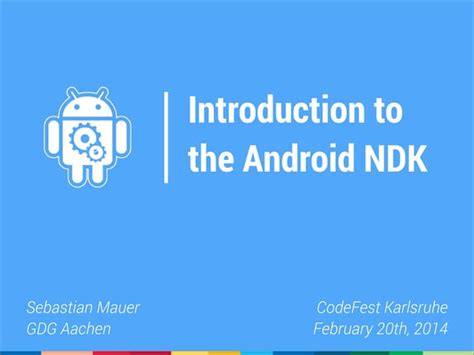 Introduction To The Android Ndk Pdf