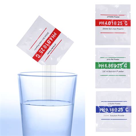 Ph Meter Calibration Powder Convenient And Individually Packaged Ph Powder Set Easy To Use Ph